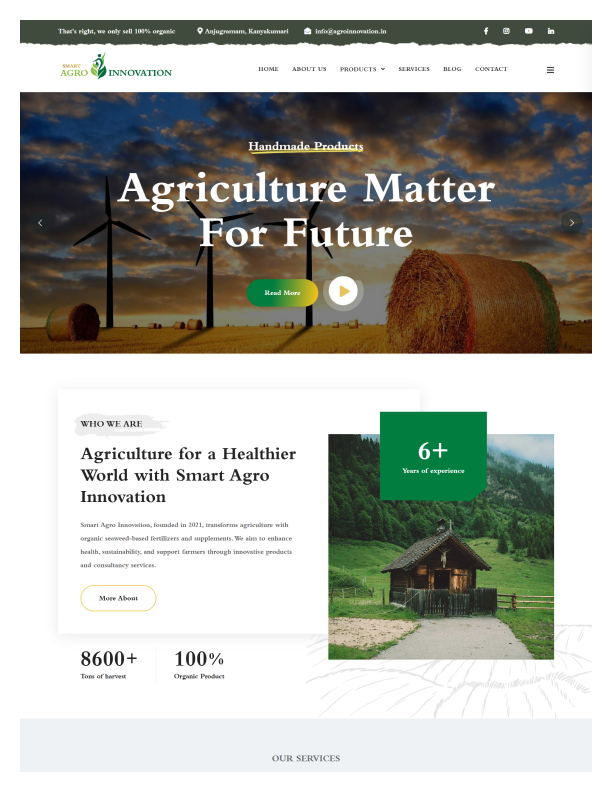 Smart Agro Innovation - Revolutionizing Agriculture for a Healthier World